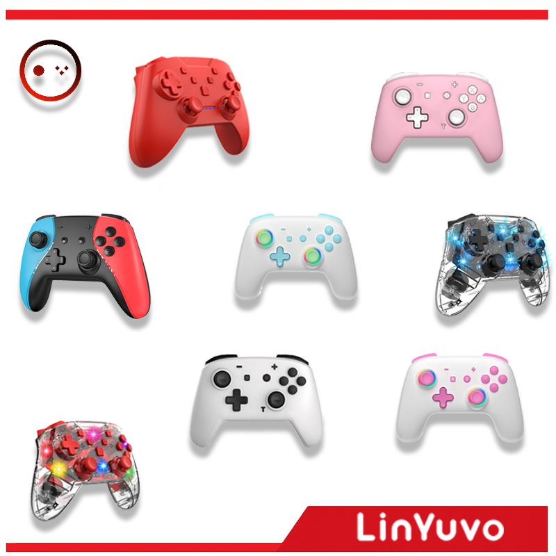 LinYuvo Nintendo Switch Game Controller Wake Up Turbo Vibration ...