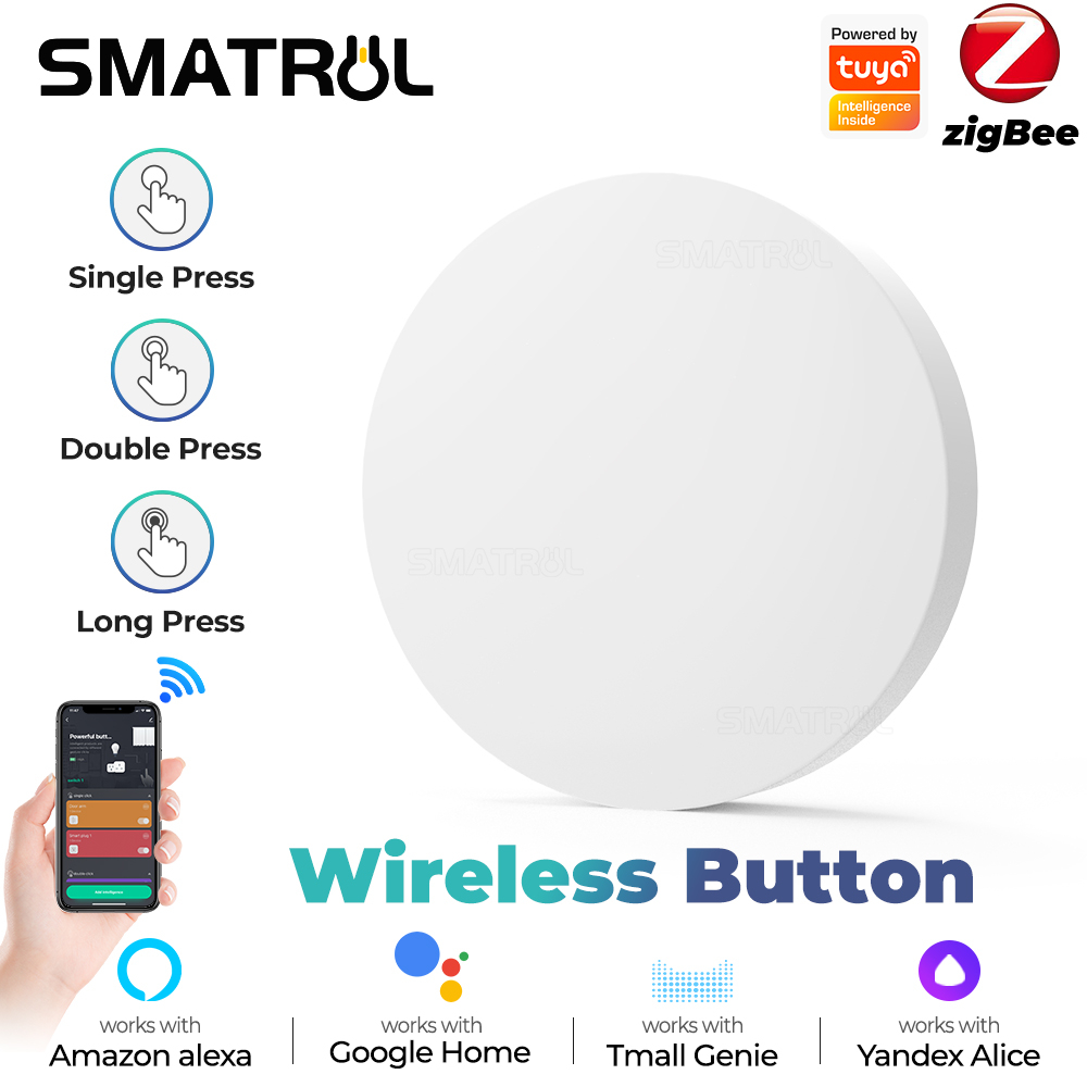 SMATRUL Tuya Zigbee Smart Key Switch Scene Switch Multi-Scene ... SMATRUL Tuya Zigbee Smart Key Switch Scene Switch Multi-Scene ...