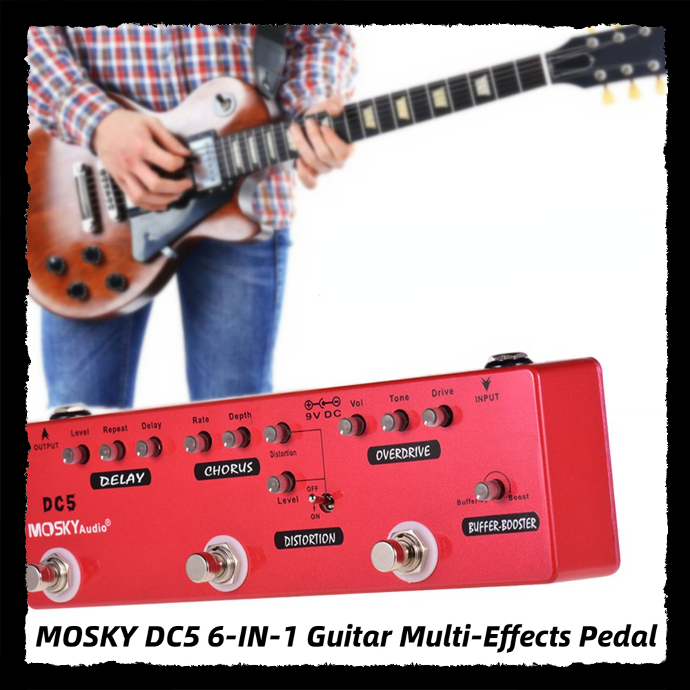 【PH Ready Stock 24h Shipping】MOSKY DC5 6-IN-1 Guitar Multi-Effects ... 【PH Ready Stock 24h Shipping】MOSKY DC5 6-IN-1 Guitar Multi-Effects ...