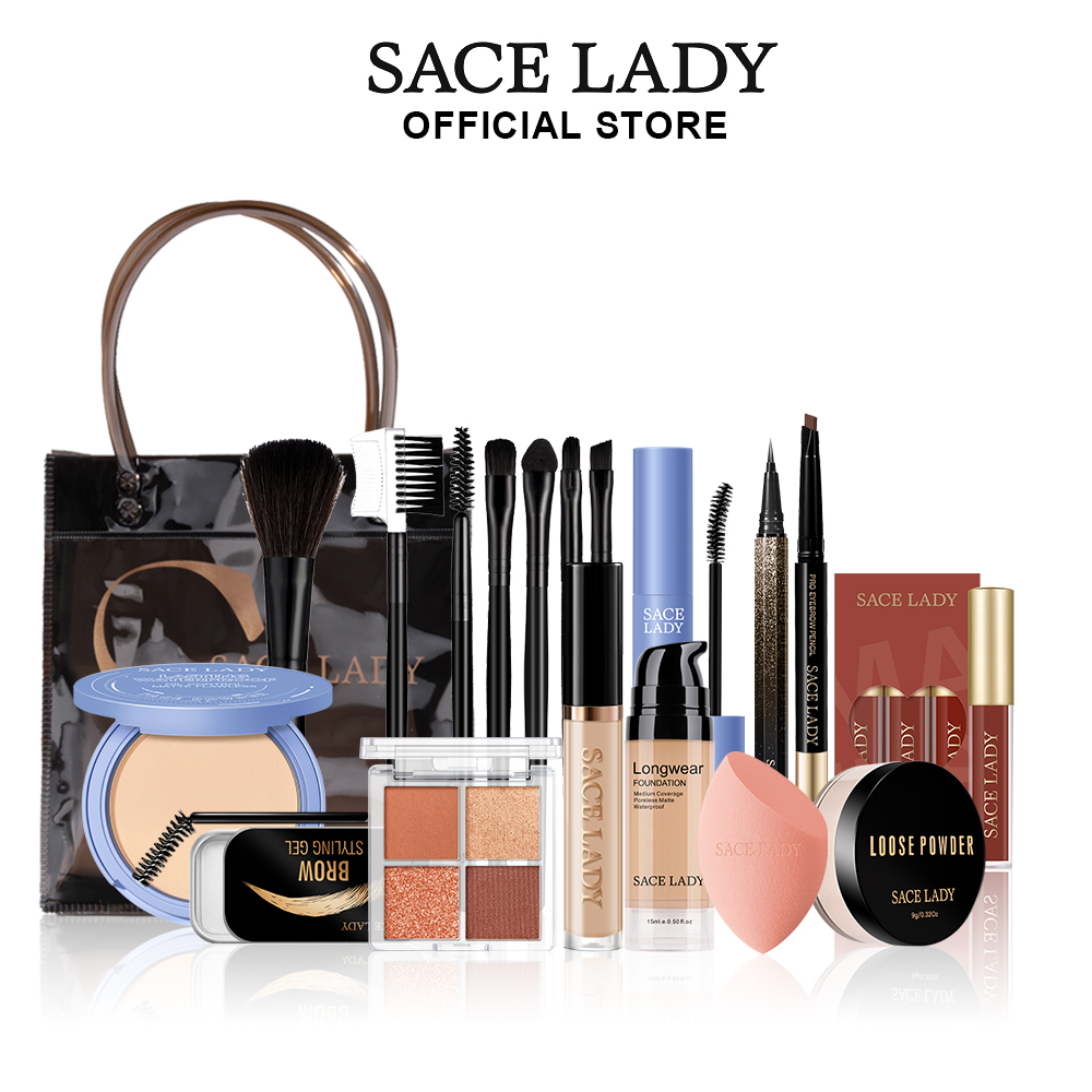 SACE LADY Hot Selling 13Pcs Makeup Set Natural Long Lasting Combination ...