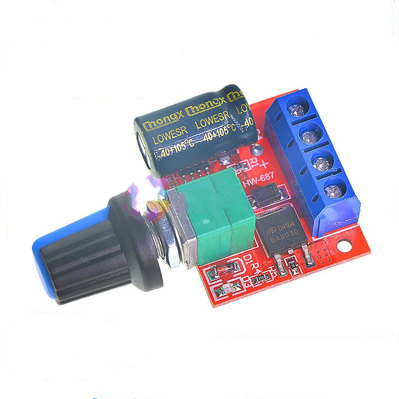 Pwm DC Motor Speed Controller 5V-35V Speed Control Switch Board 5A ...