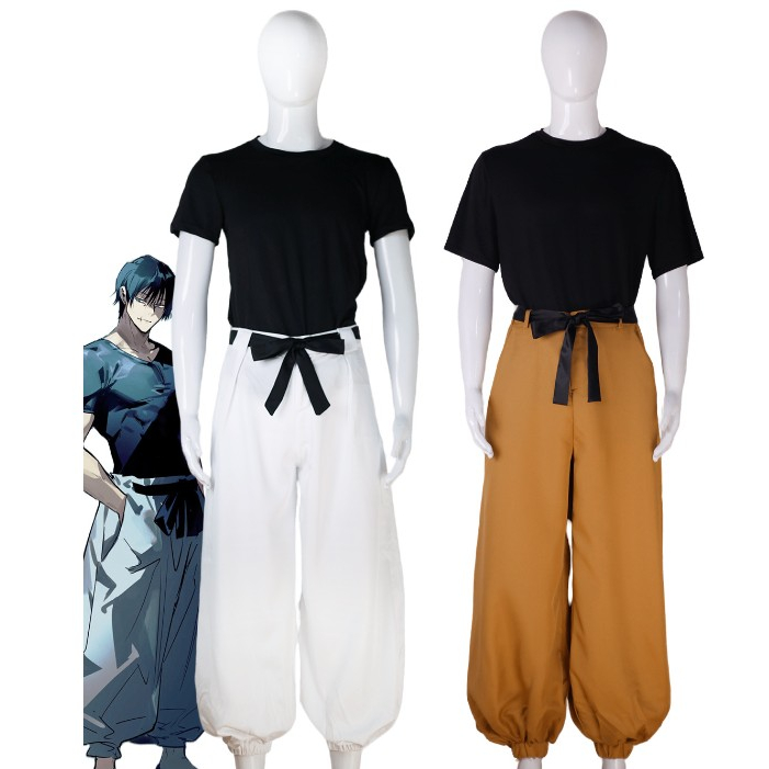 Jujutsu Kaisen Fushiguro Toji Cosplay Top Pants Costume Set Anime ...