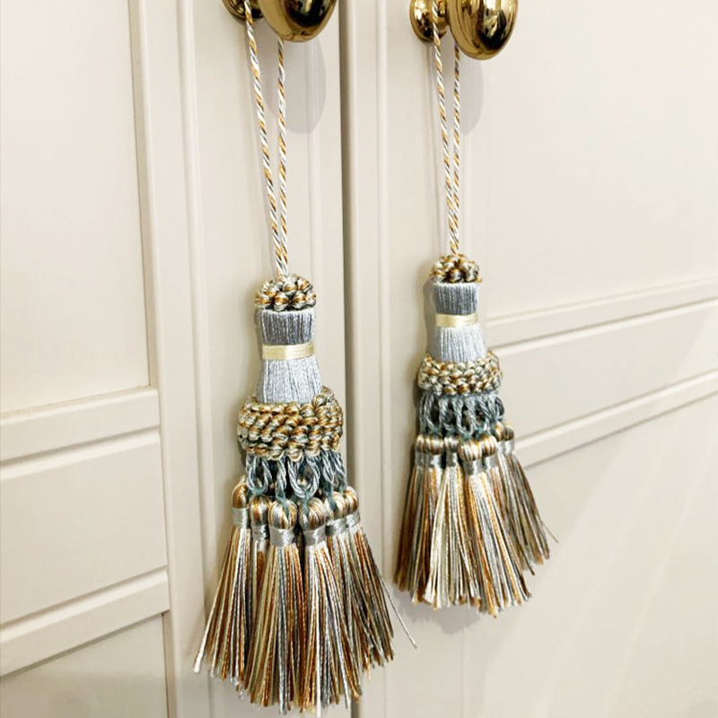 BEL AVENIR 1Pcs Home Ornamental Tassels Handmade Hanging Polyester ...