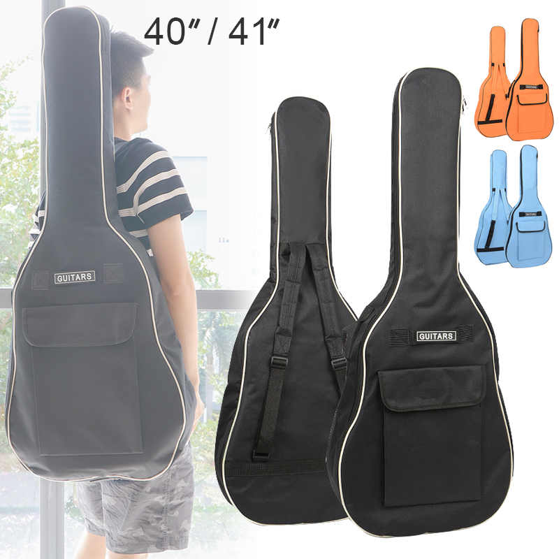 40 / 41 Inch Oxford Acoustic Guitar Gig Bag Waterproof Soft Case Fabric ...