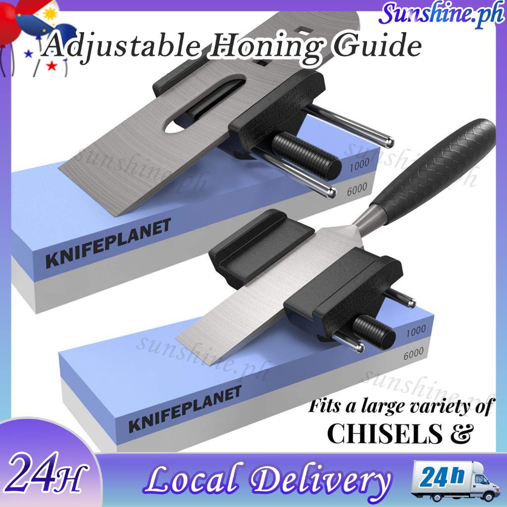 Honing Guide Adjustable Alloy Chisel Sharpening Jig Fixed Angle ...