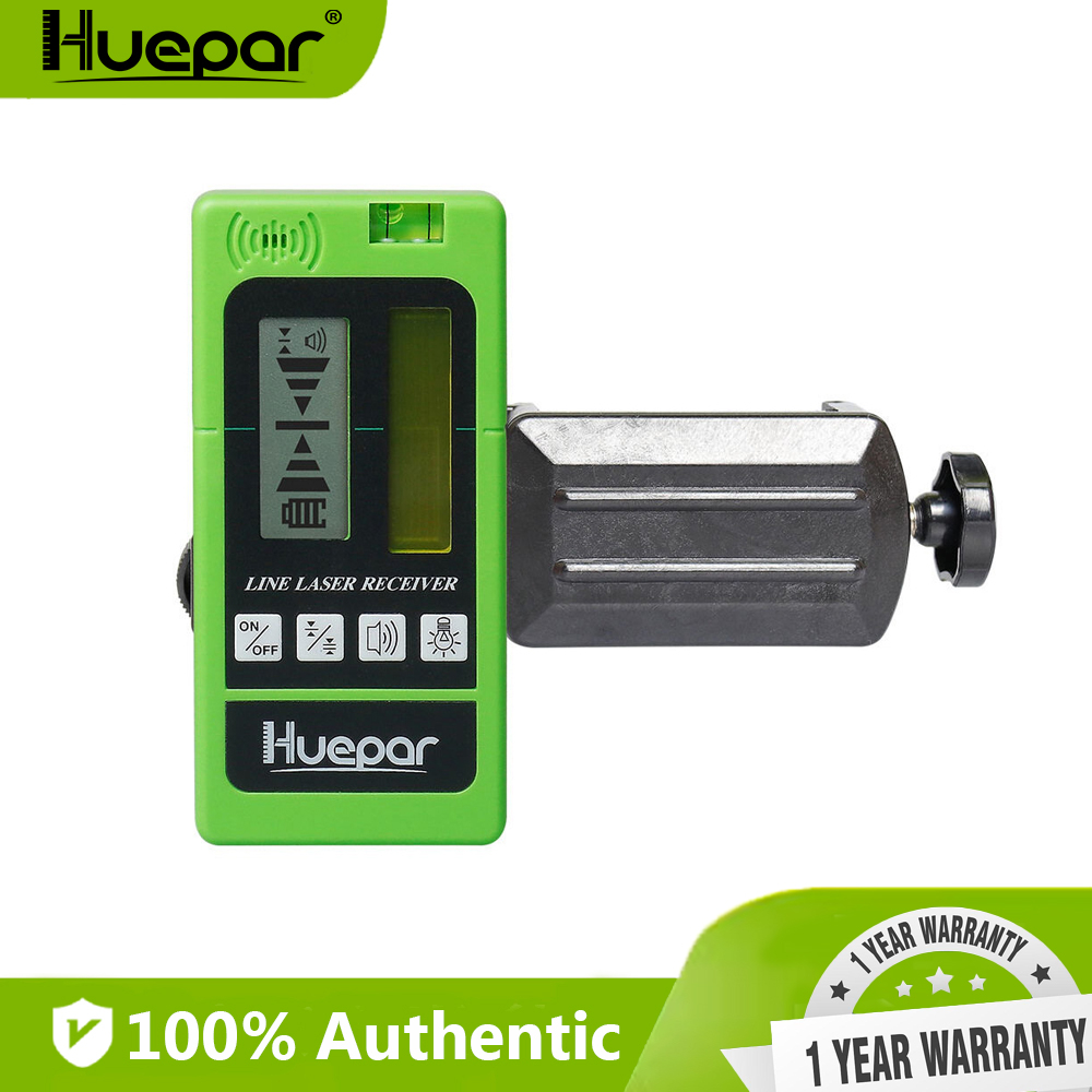 Huepar Digital LCD Laser Receiver Outdoor Mode Laser Detector Available ...