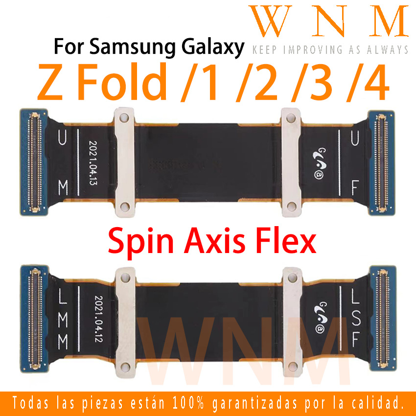 1 Pair Spin Axis LCD Connection Flex Cable For Samsung Galaxy Z Fold 1 ...