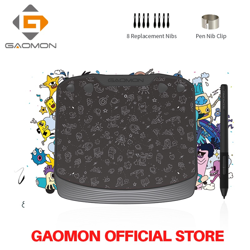 GAOMON S630 Graphics Drawing Tablet 8192 level pen pressure with 4 Express Keys Battery-free Pen ...