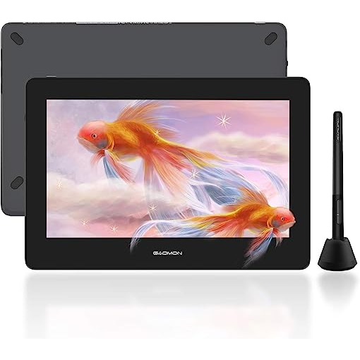 GAOMON PD1220 11.6 Inches 86% NTSC Full-Laminated Screen Drawing ...