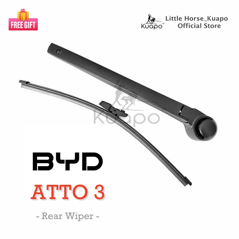 BYD ATTO3 Rear Wiper Assembly (Set/Arm/Blade/Rubber/Nut Cover Cap) for ...