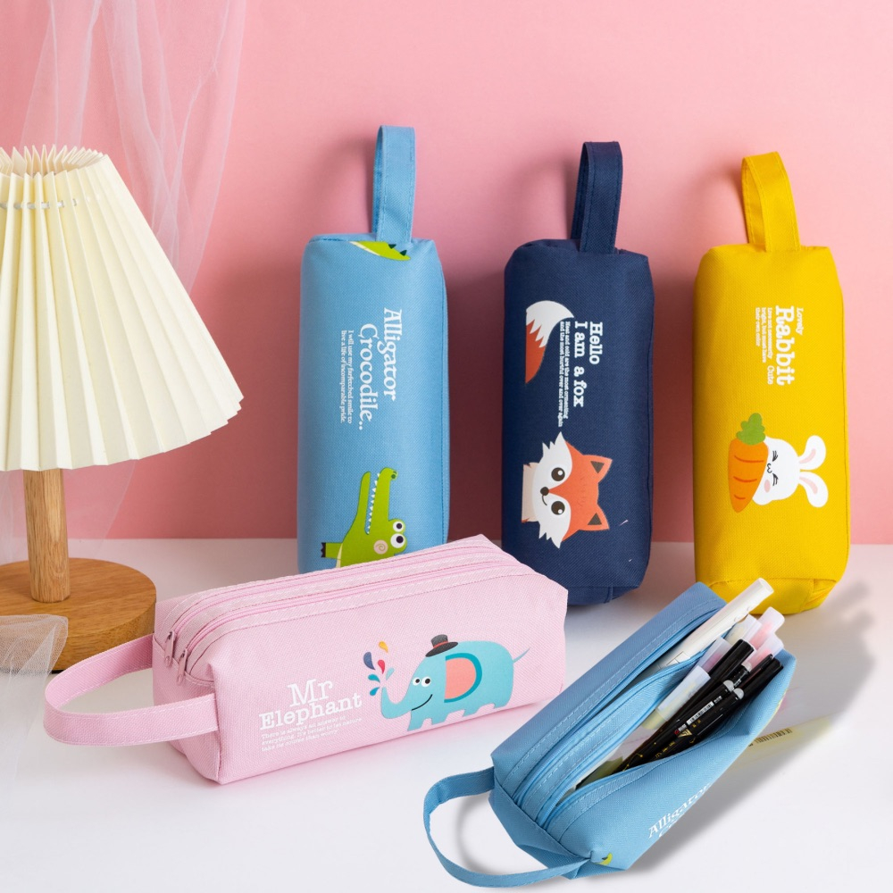 New Pencil Case for Kids Fashion Cute Cartoon Printed Design Large ...
