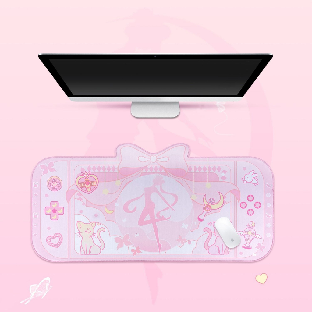 Cute Cute Beautiful Girl Large Mouse Pad Notebook Keyboard Pad ins ...