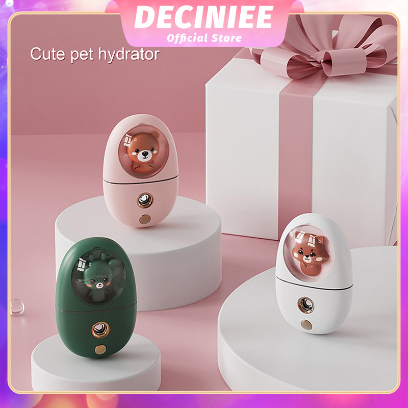 Cartoon 35ML Mini Facial Humidifier Face Nano Mist Sprayer Make Up Skin ...