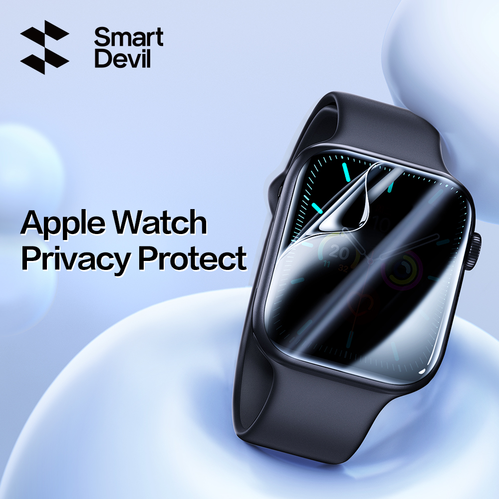SmartDevil Privacy Soft Film For iWatch 4/5/6 Full Screen Anti-Peeking ...