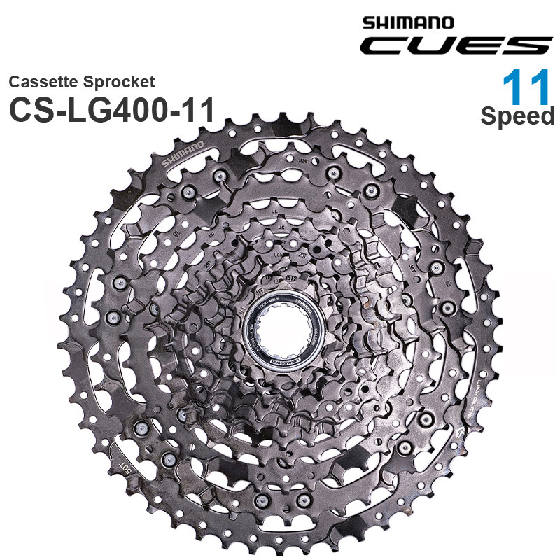 SHIMANO CUES U6000 DEORE XT M8130 U8000 LINKGLIDE Cassette CS-LG400 ...