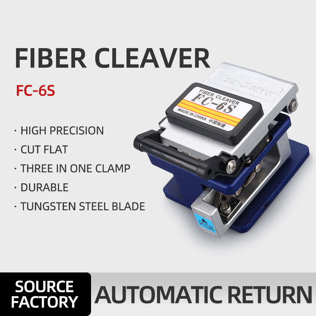 FC-6S Optical Fiber Cleaver Stripping Cutter Tool Cleaves blade Fiber ...