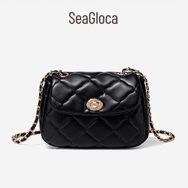 Seagloca Rhombic Chain Fashion Leisure Daily Shoulder Small Sling Bag ...