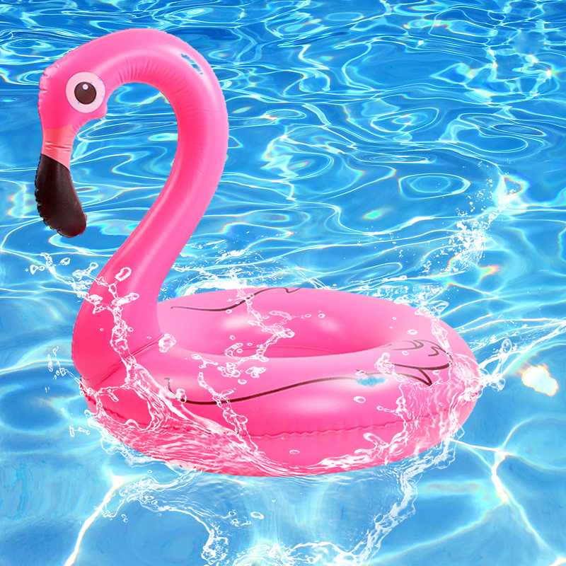 Flamingo inflatable swimming circle, children's baby swimming circle ...