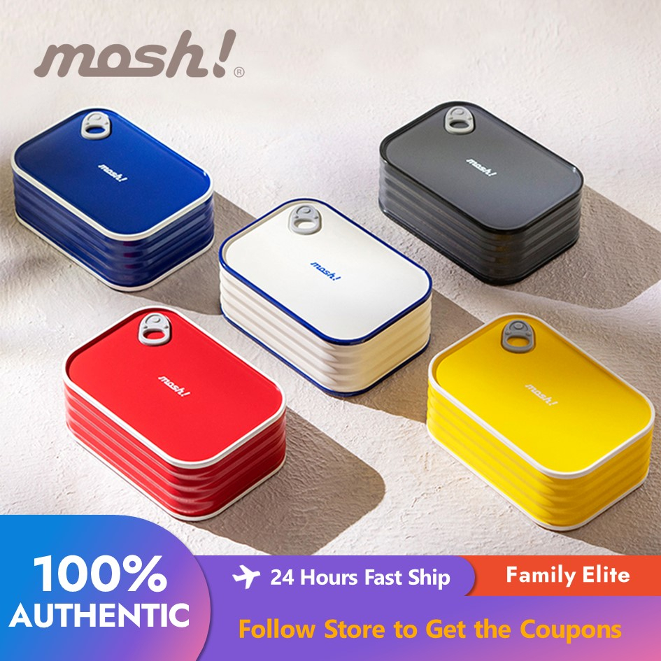 Japan Mosh! Lunch Box(600ml) with Compartment Leakproof Bento Box Picnic Office School Microwave ...