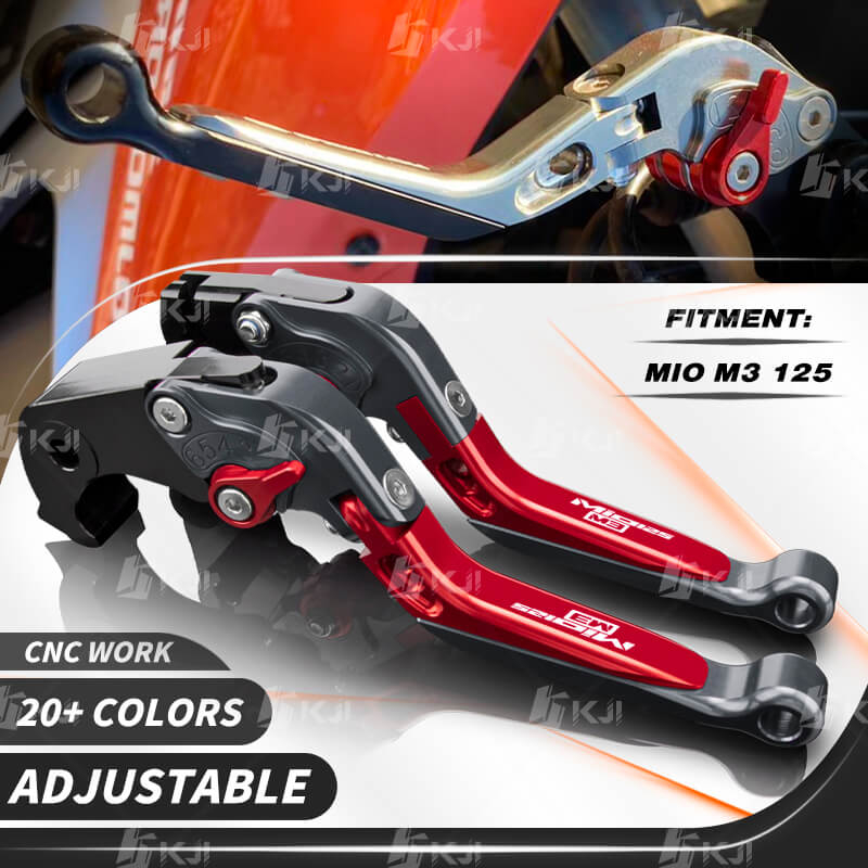 For Yamaha Mio M3 125 Brake Lever Set Adjustable Folding Handle Levers ...
