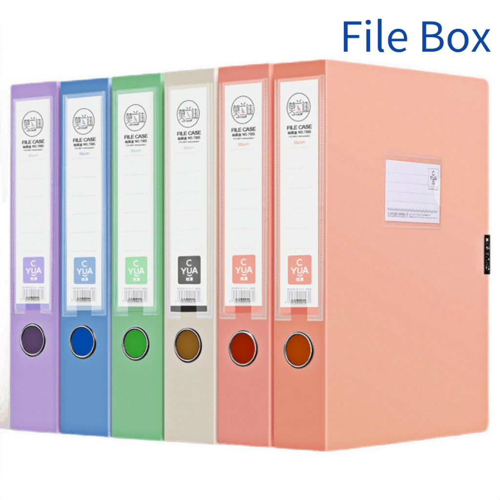 A4 File Box Document Storage Information Box Paper organization Office ...