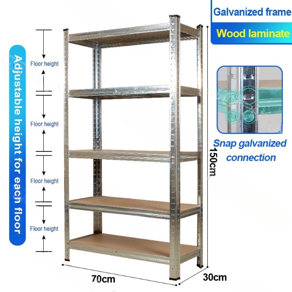 3 Layers 4 Layers 5 Layers Angle Steel Rack Boltless Storage Shelves ...