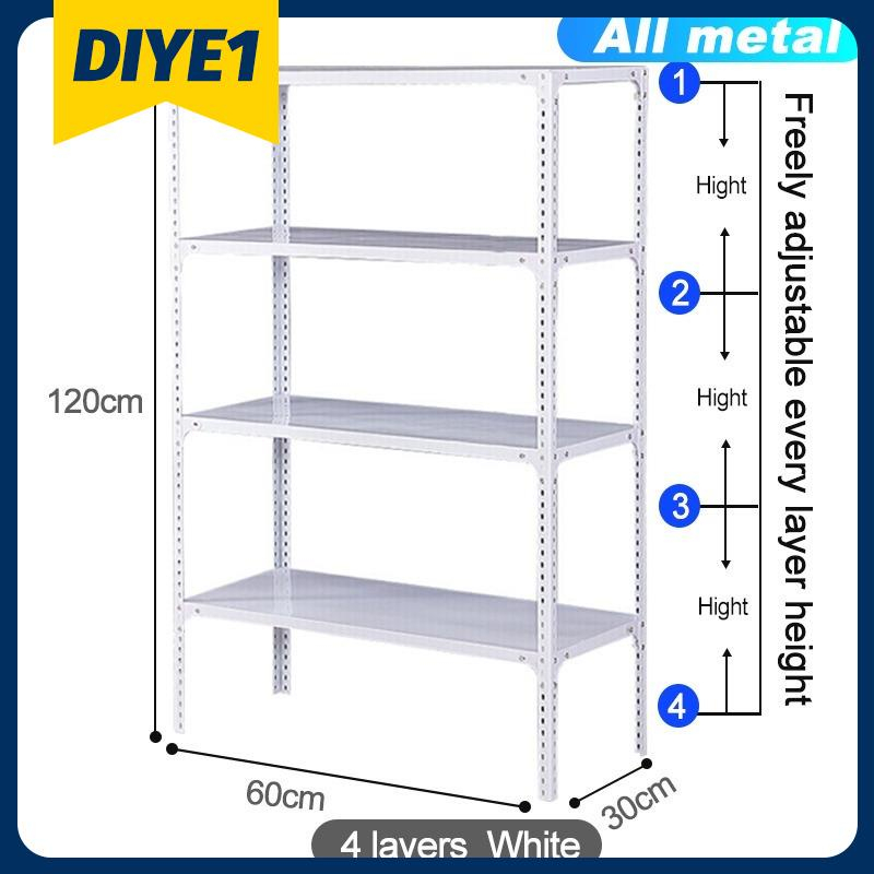 3 Layers 4 Layers 5 Layers Angle Steel Rack Boltless Storage Shelves ...