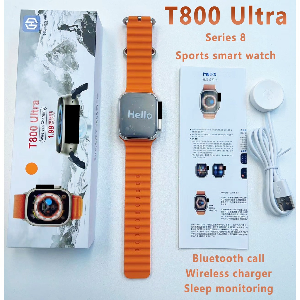 Illunt T800 Ultra Smart Watch 8 For Men And Women With Bluetooth Call 1.99 Inch Hd Screen ...