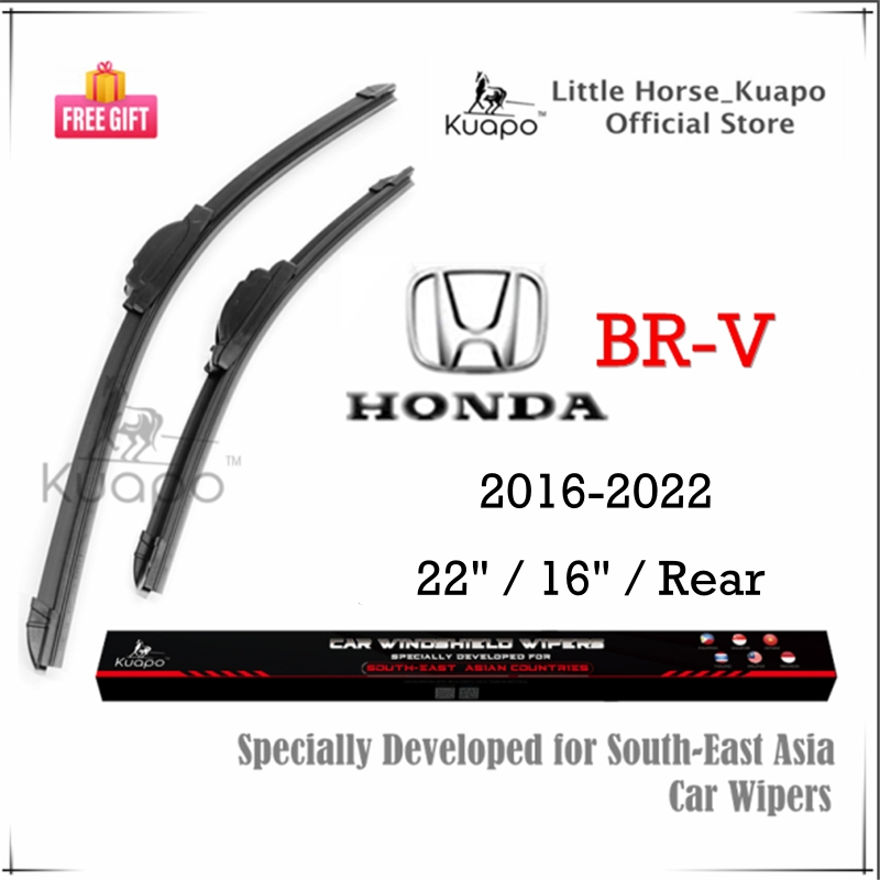 Honda BRV Wiper Blade for 2016-2022 BR-V Car Window Wipers Set ...