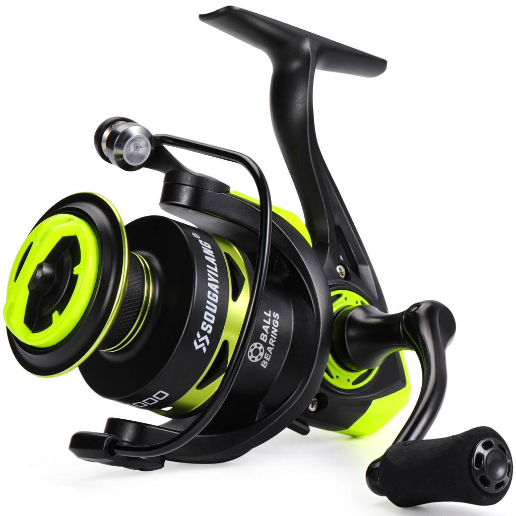 Sougayilang Fishing Reel 1000-4000 Size Fishing Reel 5.2:1 Gear Ratio ...