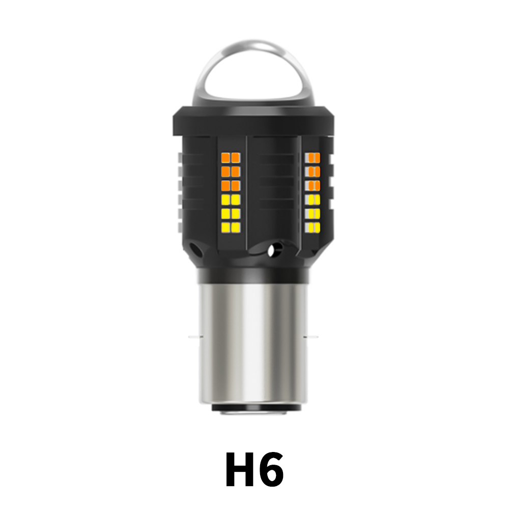 [1,0000LM] Super Bright H4 Motorcycle LED Headlight H6 Headlight BA20D ...