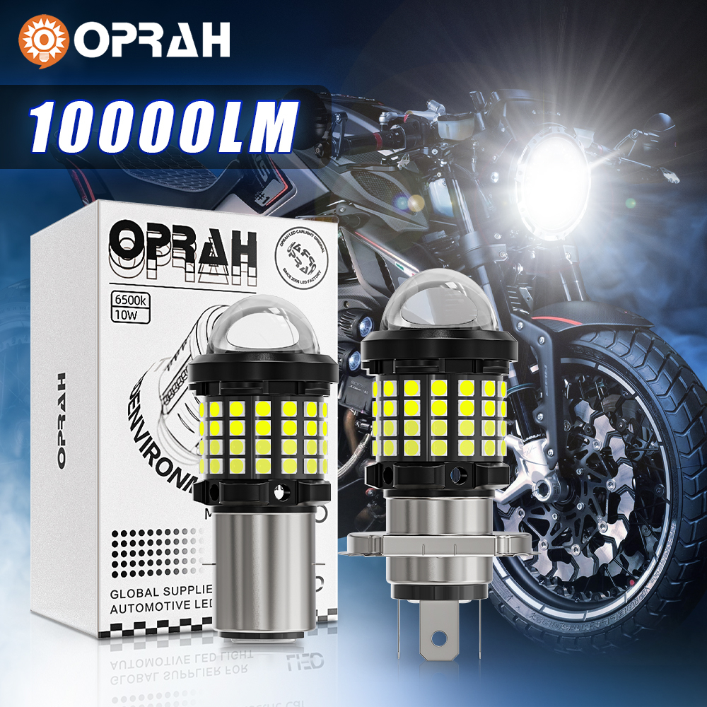 [OPRAH] Super Bright H4 Motorcycle LED Headlight H6 Headlight BA20D LED ...