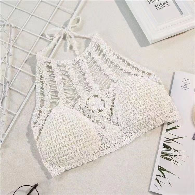 Terno Crochet swimwear Crochet Top Summer Outfit Women Beach Swimming ...