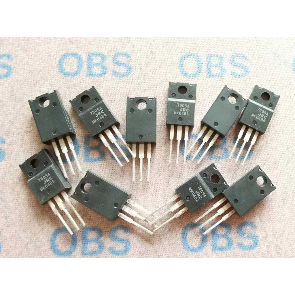 ((10 Pcs) NJM7805FA 7805A Three-End Voltage Regulator Integrated Chip Positive Voltage Regulator ...