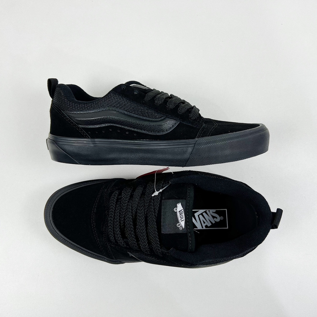 VANS Knu-Skool VR3 LX Bread Shoes Black Knight Low Top Retro Casual ...