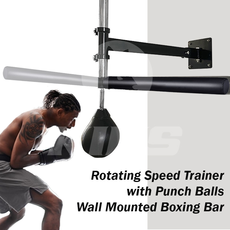 Wall Mounting Boxing Bar Rotating Spinning Stick with Target Swivel ...
