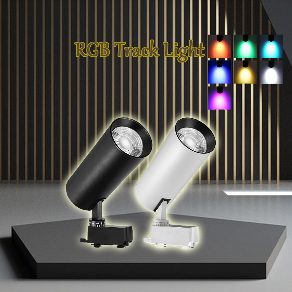 【COD 3Years Warranty】10W LED RGB Track Light for Ceiling Modern ...