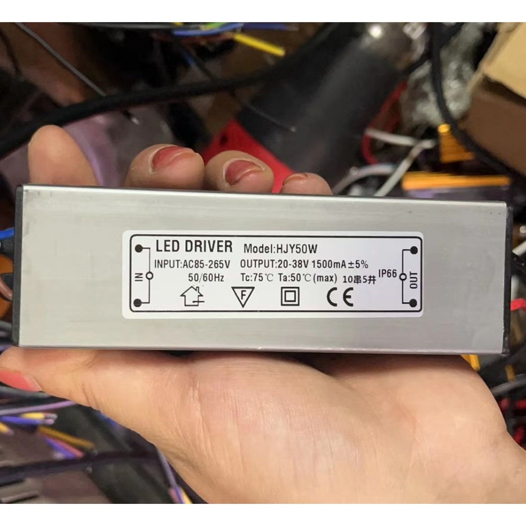 Waterproof LED Driver 20-38V 1500mA 50W Constant Current for LED Street ...