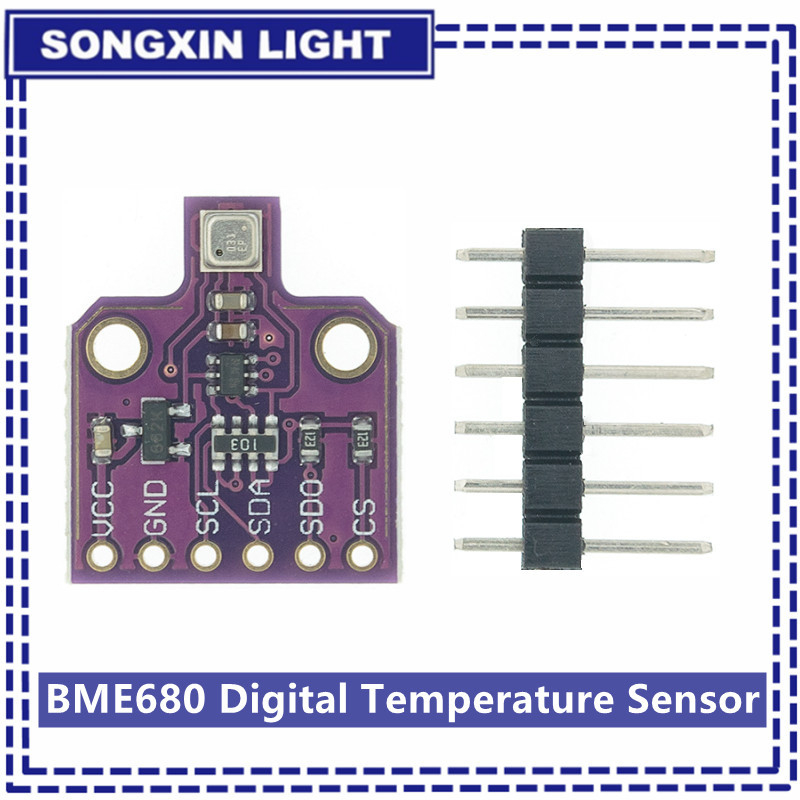 1pcs BME680 Digital Temperature Humidity Pressure Sensor CJMCU-680 High ...