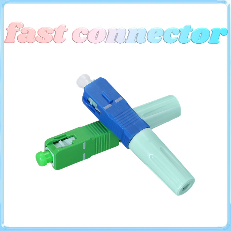 New SC APC SM Single-Mode Optical Quick Connector FTTH Tool Cold Connector Tool SC UPC Fiber ...