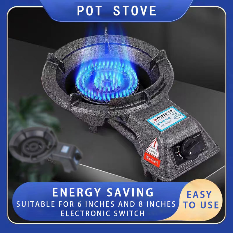 Burner Gas Stove Household Single head Pot Stove Blue Fierce Fire ...