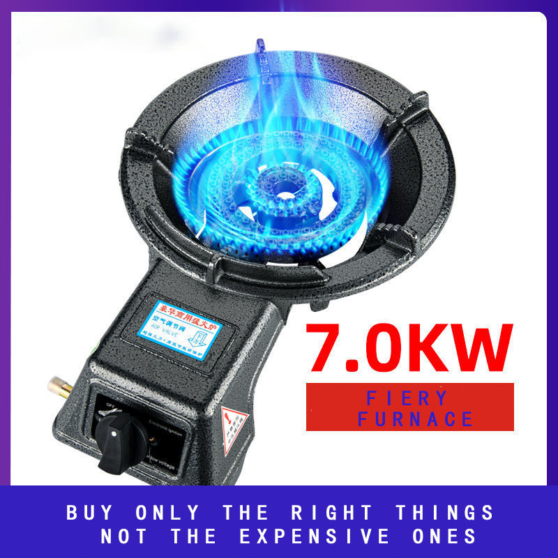 Burner Gas Stove Heavy Duty Gas Home Stove Black Energy Conservation ...