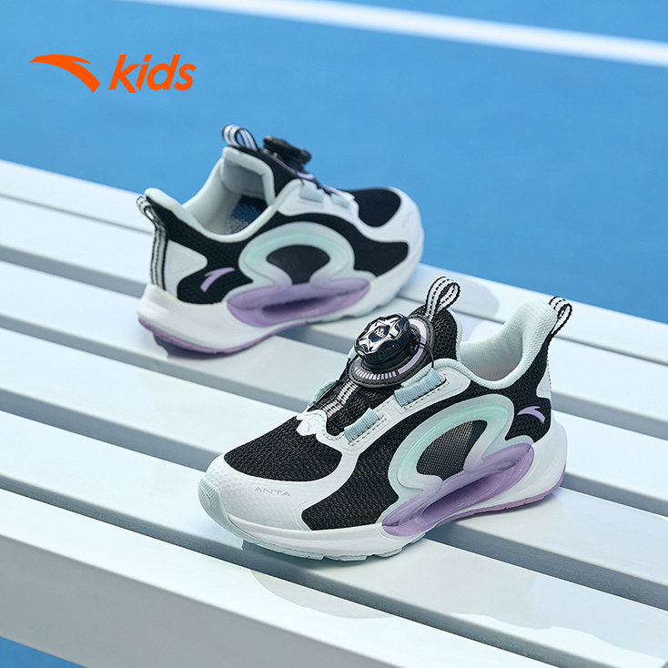 ANTA KIDS moonchaser Girls Running Shoes HABU Knob Little Kids Shoes ...