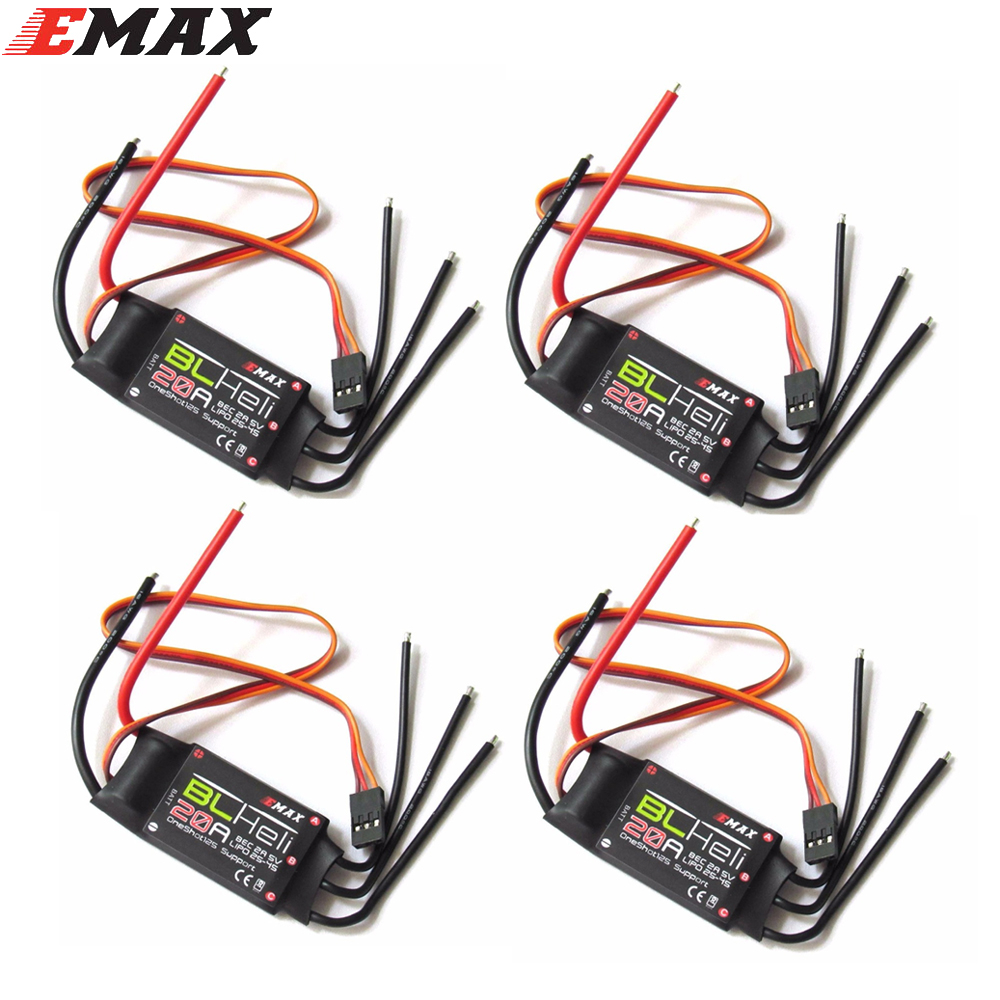 1pcs Emax BLHeli Series 12A 20A 30A 40A 50A 60A 80A ESC Electronic Speed Controller with BEC for ...