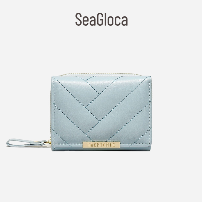 Seagloca Fresh Multifunctional Short Tri-Fold Wallet For Women No 1485 ...