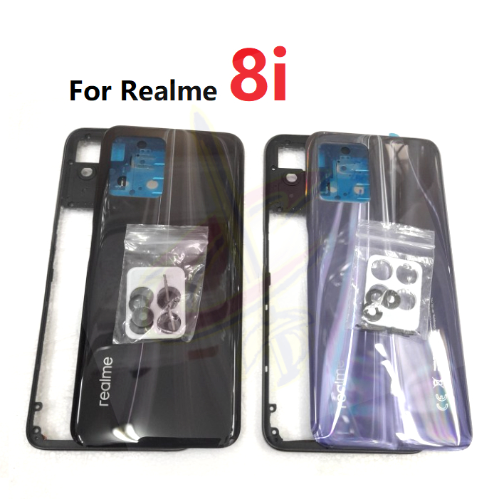 Back cover housing middle frame for Realme 8i camera lens frame ...