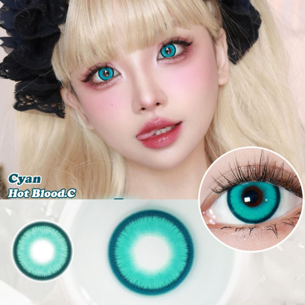Graded 2pcs/1pair Cosplay Colored Contact Lenses Coloured Anime ...