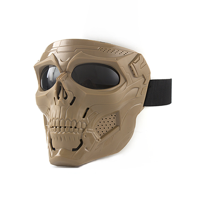 Outdoor Cosplay Halloween Props Tactical Paintball Horror Skull Mask ...