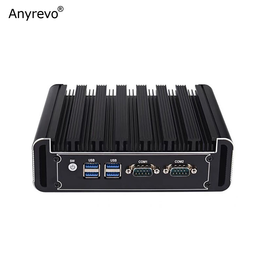Fanless Mini PC Intel i3 1115G4 Dual Core Dual LAN 2*RS232 Windows ...