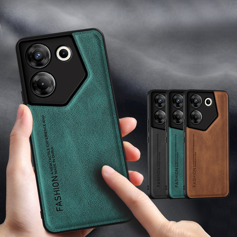 For Tecno Camon 20 Pro 5G Case Atmosphere Matte Leather Case TPU ...